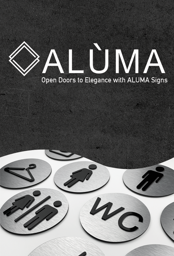 Custom & Unique Door Signs - Modern Door Numbers - ALUMADESIGNCO